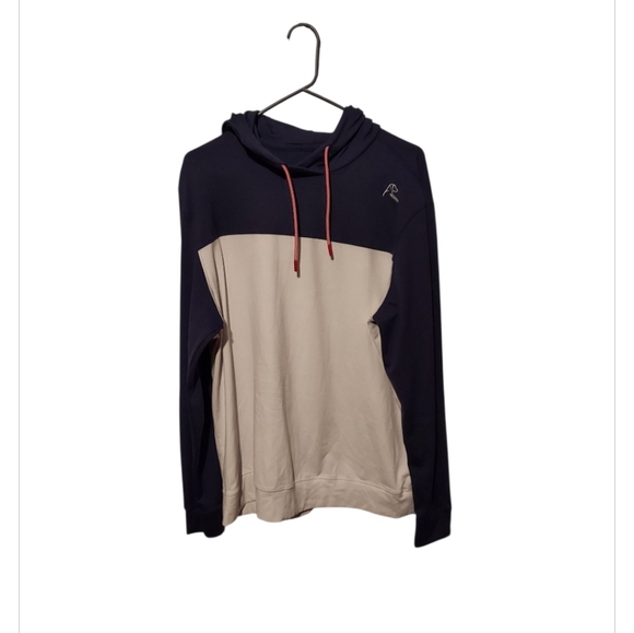 Rhoback | Shirts | Rhoback Hoodie Men Medium Blue Two Tone Hesi ...